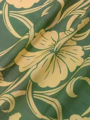 Drole De Monsieur Floral-print Shirt - Green