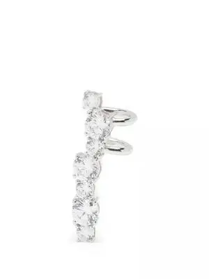 Completedworks Crystal-embellished Ear Cuff - Silver