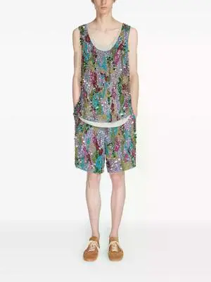 Dries Van Noten Sequin-embellished Top