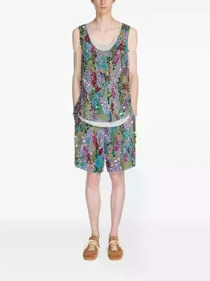 Dries Van Noten Sequin-embellished Top