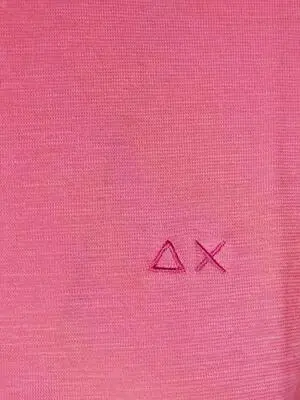 SUN 68 Logo-embroidered T-shirt