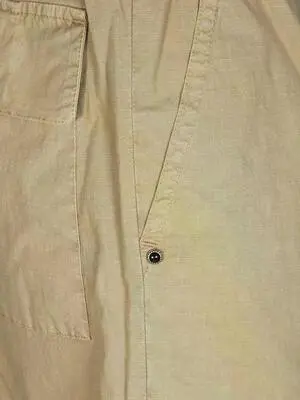 WHITE SAND Ripstop Cotton Trousers - Neutrals