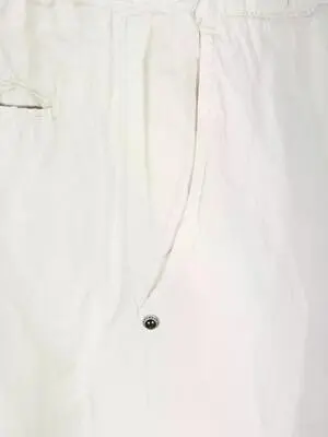WHITE SAND Belted Trousers