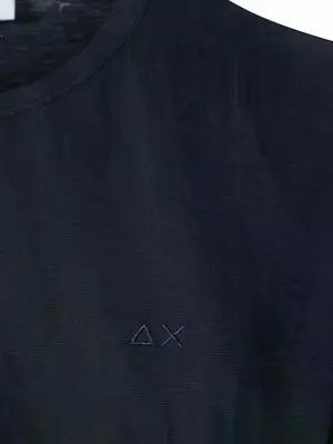 SUN 68 Logo-embroidered T-shirt - Blue
