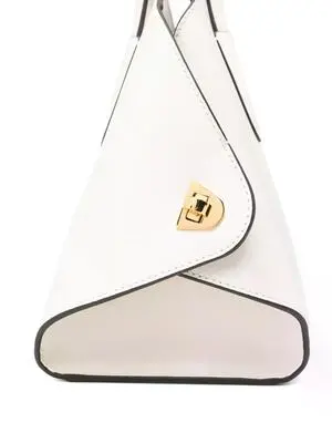 COCCINELLE Leather Tote Bag - White
