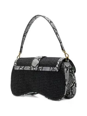Just Cavalli Logo-detail Flap-closure Shoulder Bag