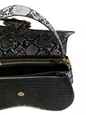 Just Cavalli Logo-detail Flap-closure Shoulder Bag