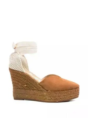Manebí Tie-detail Almond-toe Espadrilles - Brown