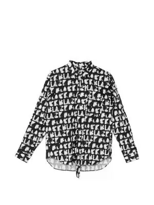 Comme Des Garçons Logo-print Long-sleeve Shirt
