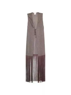 Alysi Fringe Outerwear For Women