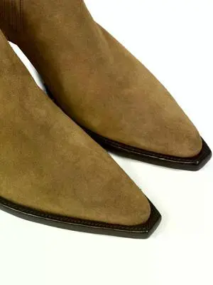 MAISON MARGIELA Heel-less Western Chelsea Boots - Neutrals