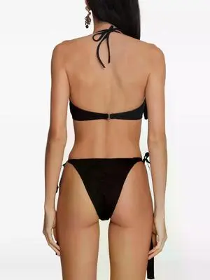 AMIR SLAMA Lace Tie Fastening Two-piece Bikini Set