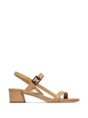 Bernardo Jinji Buckle Strap Sandals - Neutrals