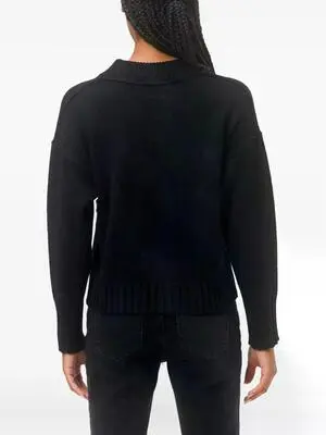 Alpha Studio Front-pocket Crew-neck Sweater