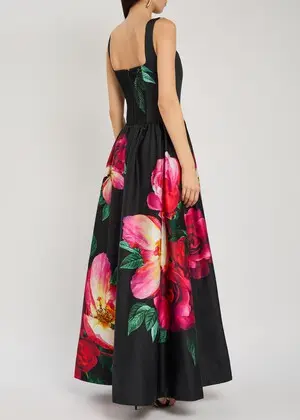 Alice + Olivia Floral Print Maxi Dress