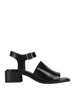 Moma Calfskin Sandals - Black