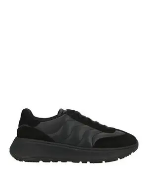 Fitflop Low-top Leather Sneakers - Black