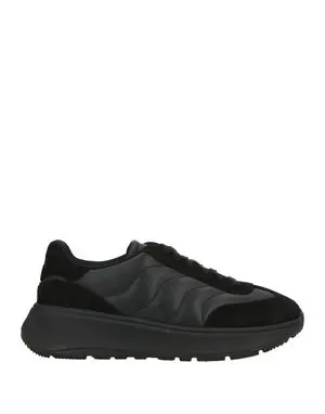 Fitflop Low-top Leather Sneakers - Black