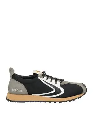 VALSPORT Low-Top Sneakers With Suede And Logo Black