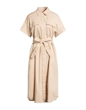 Peserico Midi Dress Size Cotton, Elastane