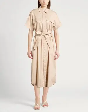 Peserico Midi Dress Size Cotton, Elastane