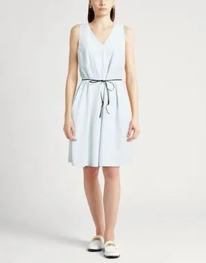 RRD Sleeveless V-neck Midi Dress With Belt