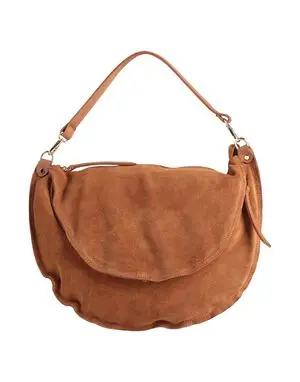 LAURA DI MAGGIO Leather Hobo Bag With Detachable Straps