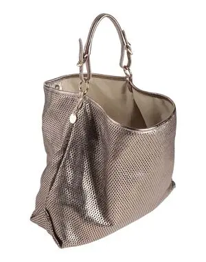 LAURA DI MAGGIO Maxi Perforated Leather Handbag