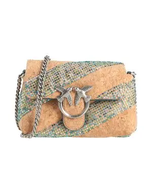 Pinko Cross-body Bag In Goatskin - Beige