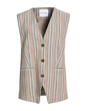 SAMSØE Φ SAMSØE Samsøe Samsøe Single-breasted Striped Jacquard Vest