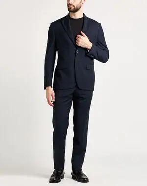 PAOLONI Suit Size Polyester, Wool, Elastane - Blue