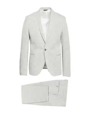 PAOLONI Suit Size Cotton, Elastane - Grey