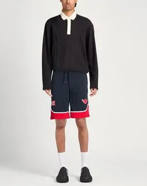 EA7 Cotton French Terry Athletic Shorts