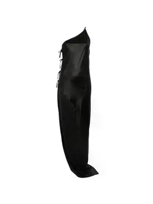Rick Owens One-shoulder Maxi Dress - Black