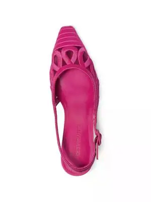 Bernardo Madinah Cut-out Slingback Pumps - Pink
