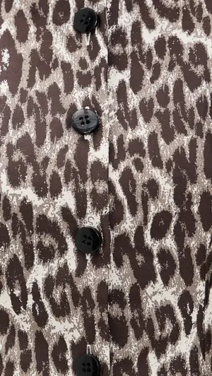 Baum Und Pferdgarten Leopard Print Button-up Jacket