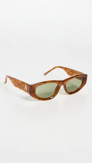 Attico Maya Sunglasses - Tortoise Shell