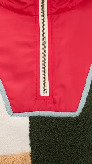 THE GREAT. OUTDOORS The Plush Colorblock Sierra Pullover