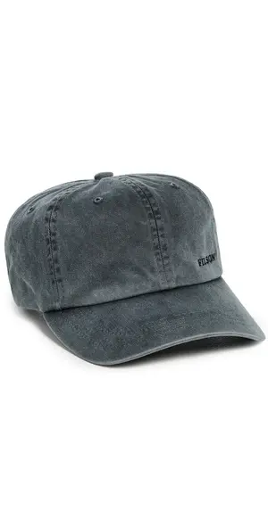Filson Washed Low Profile Logger Cap - Washed Charcoal