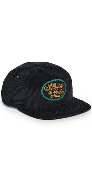 NICHOLAS DALEY Records Corduroy Cap - Black
