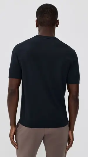 Theory Light Bilen Knit Soris Tee - Dark Eclipse