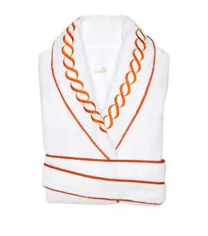 PRATESI Cotton Treccia Bathrobe - Orange