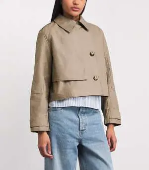 Rag & Bone Cotton Jamie Trench Coat - Beige
