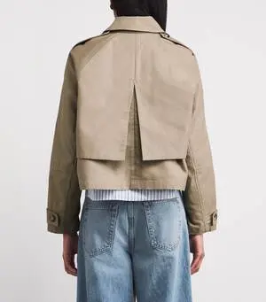 Rag & Bone Cotton Jamie Trench Coat - Beige