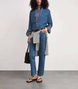 Rag & Bone Harlow Mid-rise Straight Jeans - Blue
