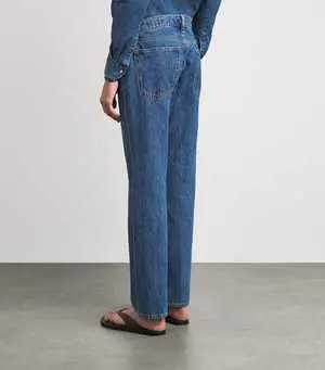 Rag & Bone Harlow Mid-rise Straight Jeans - Blue