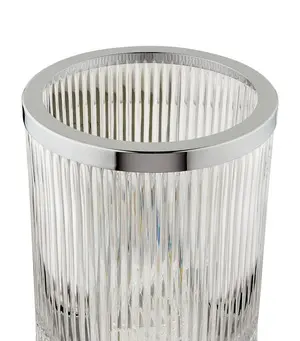 ZODIAC Roman Crystal Bin - Silver