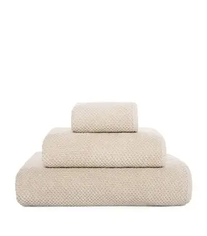 GRACCIOZA Bee Waffle Extra Large Hand Towel - Grey