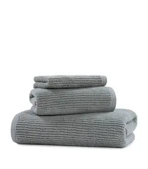 HAMAM Organic Cotton Raya Hand Towel - Green