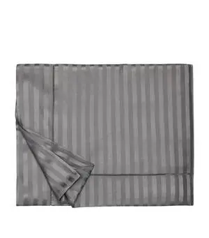 PRATESI Raso Rigato Super King Duvet Cover - Grey